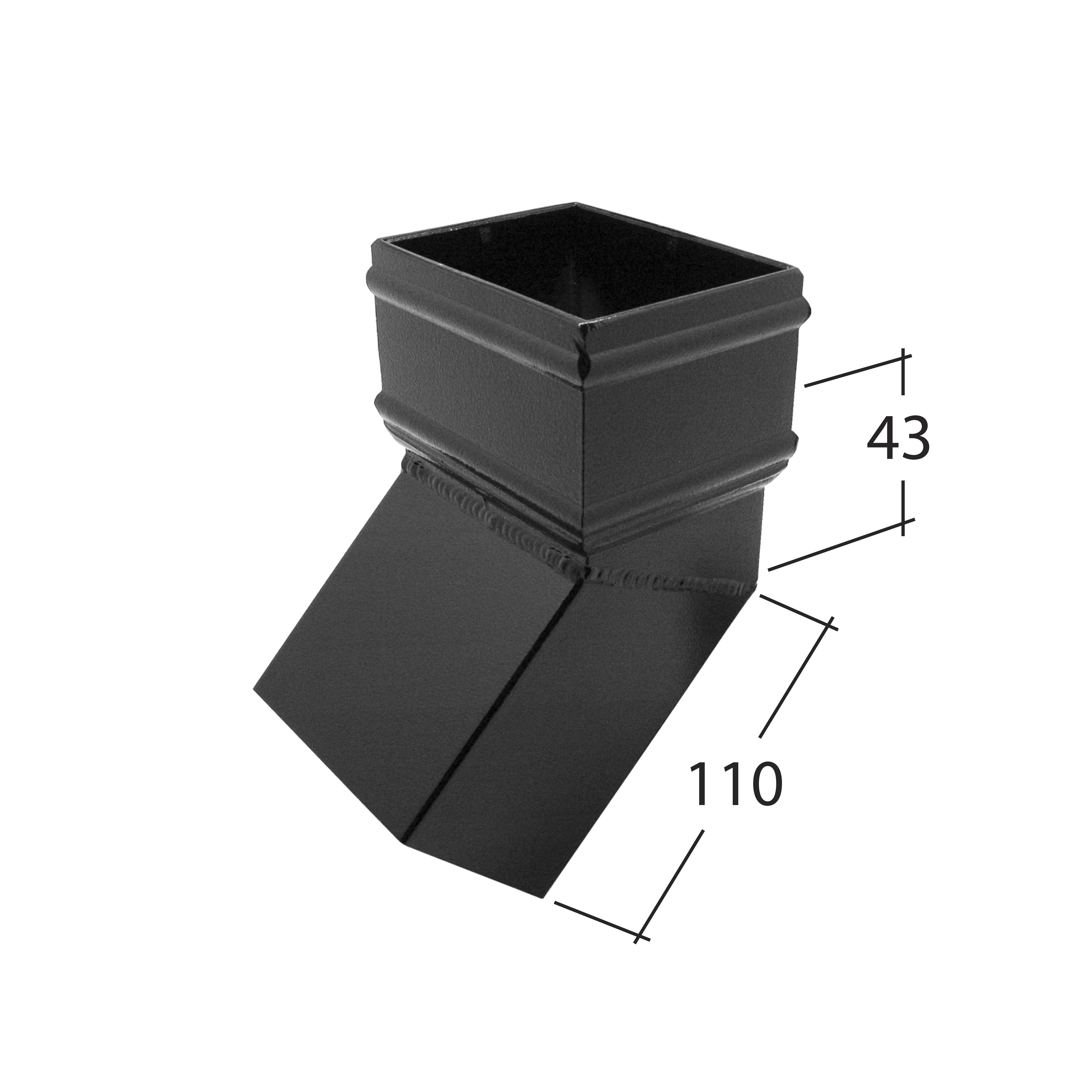 Aluminium Downpipe system - Traditional square From Marley Alutec