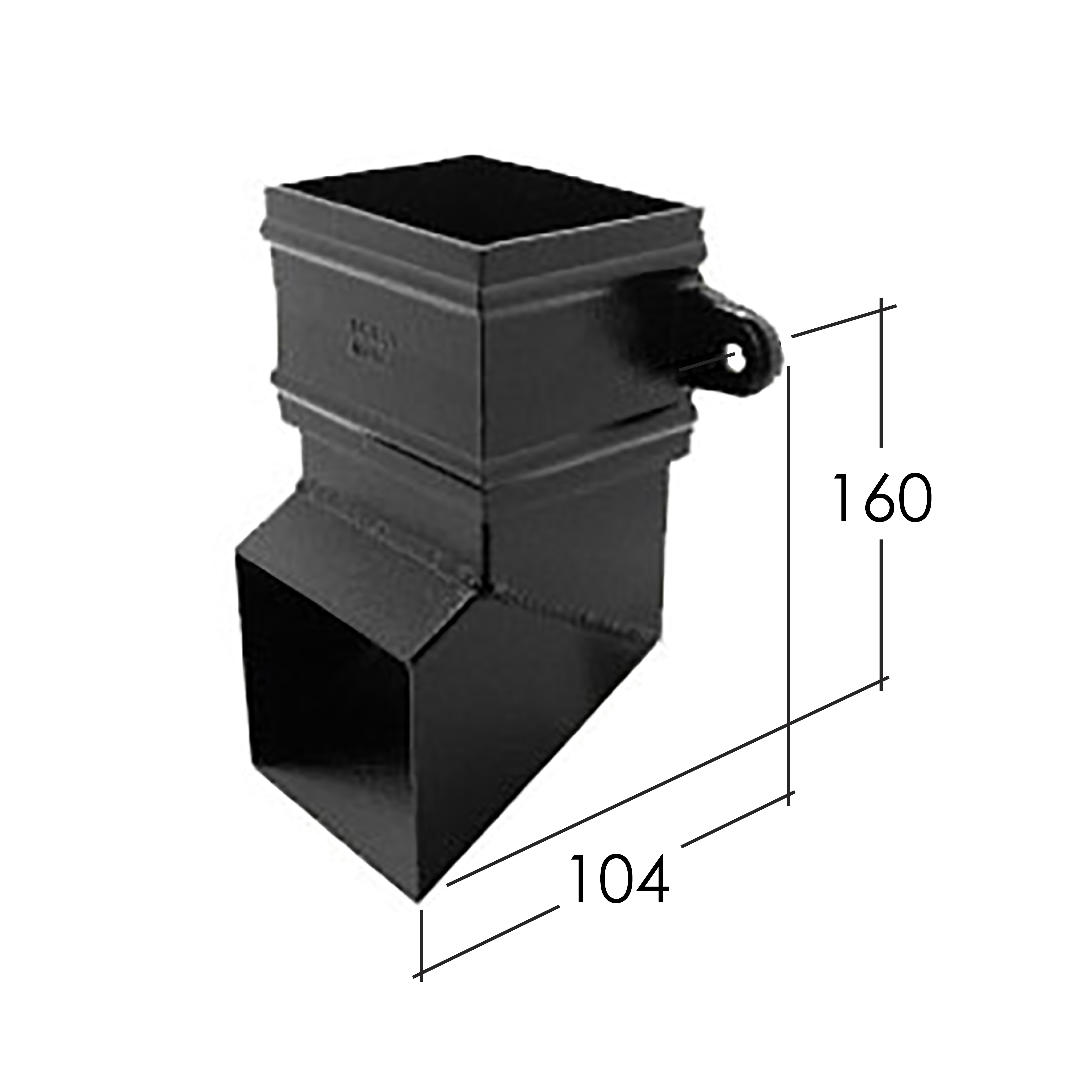 102x76mm Rectangle Shoe
