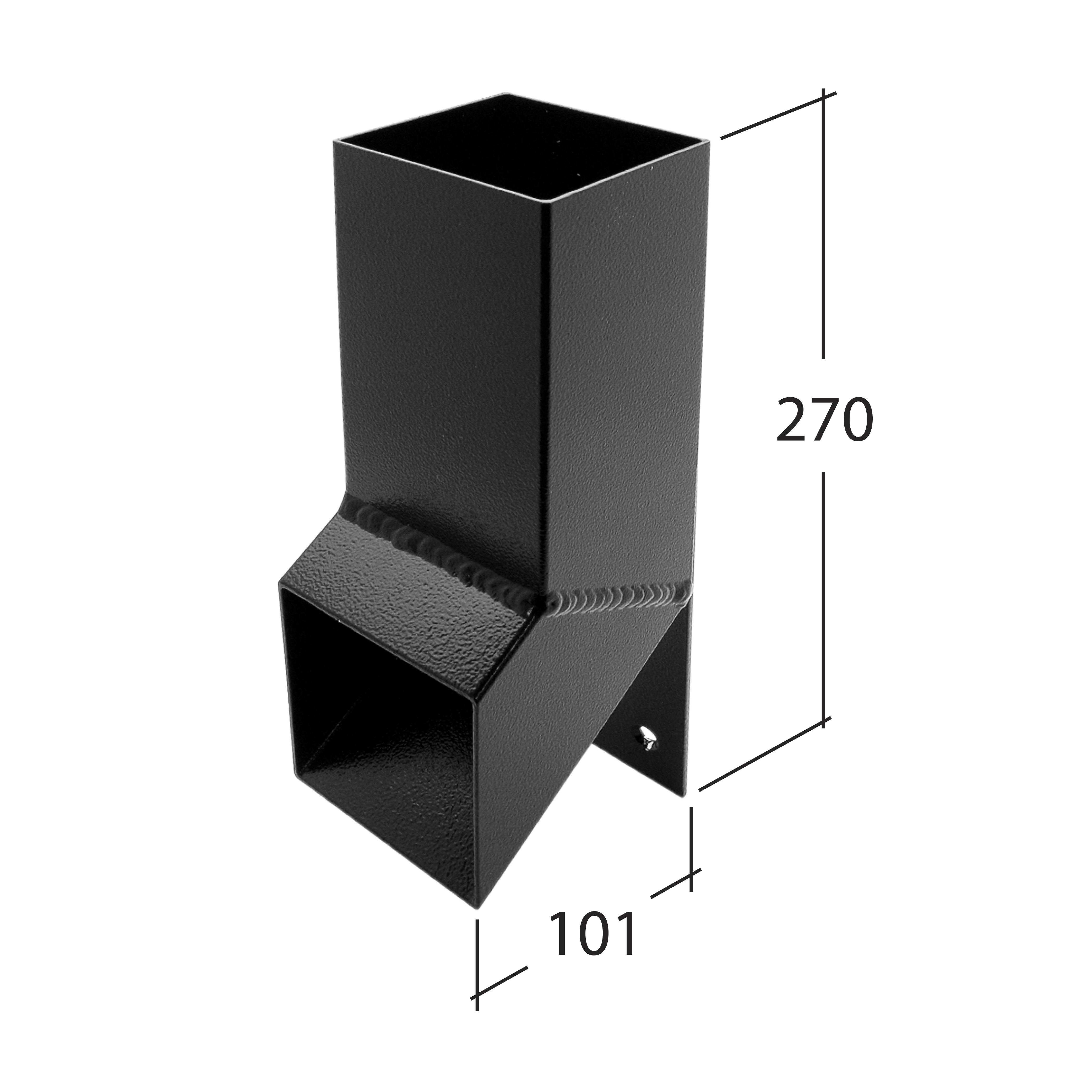 Square Aluminium Downpipes - Vandal Resistant From Marley Alutec
