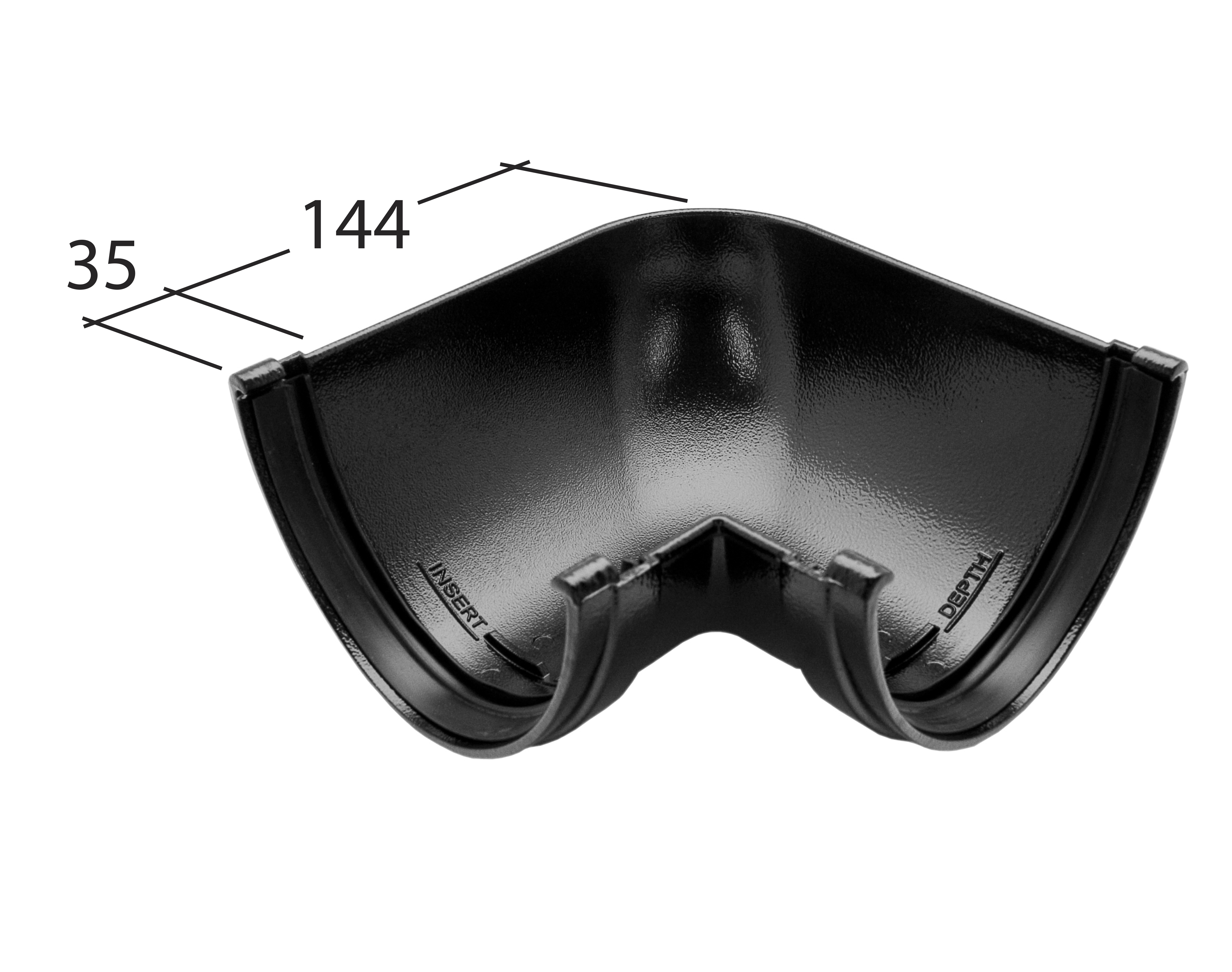 Evolve Deepflow aluminium guttering system from Marley Alutec