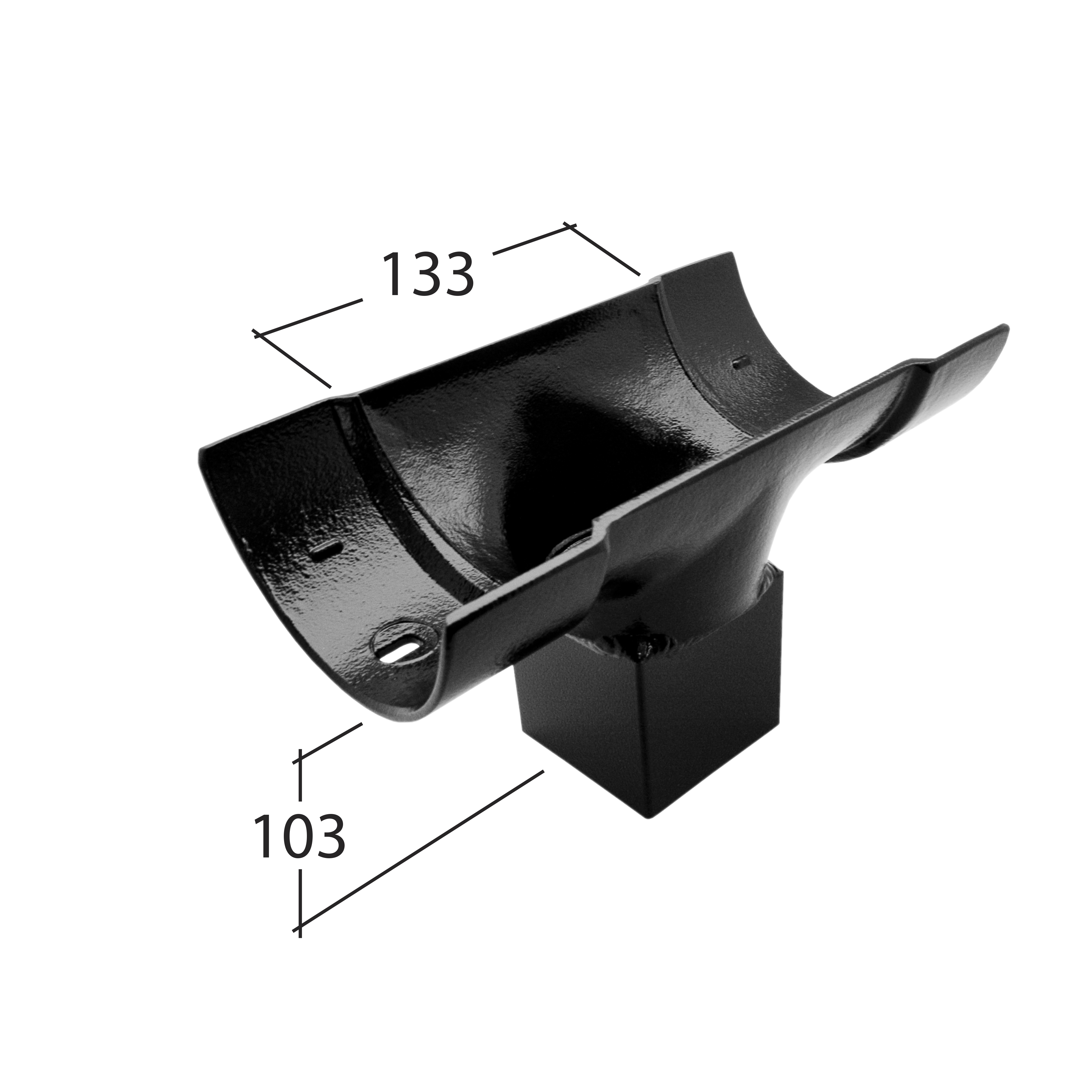 125mm Outlet 102x76mm