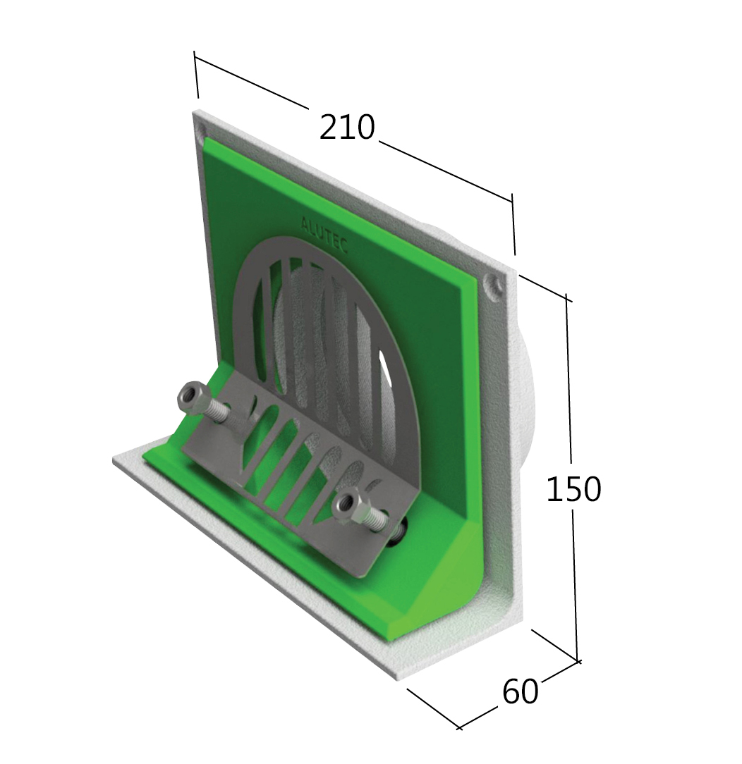 Parapet Outlet 110mm⌀